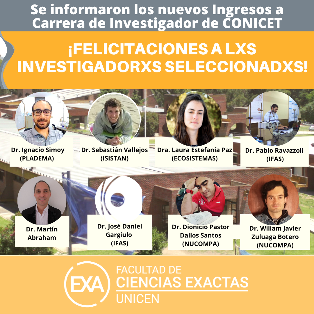 CONICET informó los nuevos Ingresos a Carrera de Investigador ...