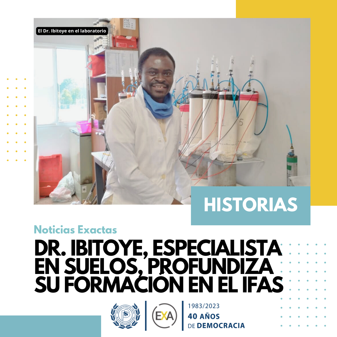 Dr. Ibitoye, especialista en suelos, profundiza su formación en el IFAS ...