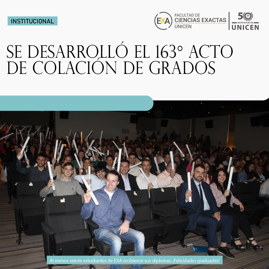 Se desarrolló el 163° Acto de Colación de Grados – sede Tandil ...