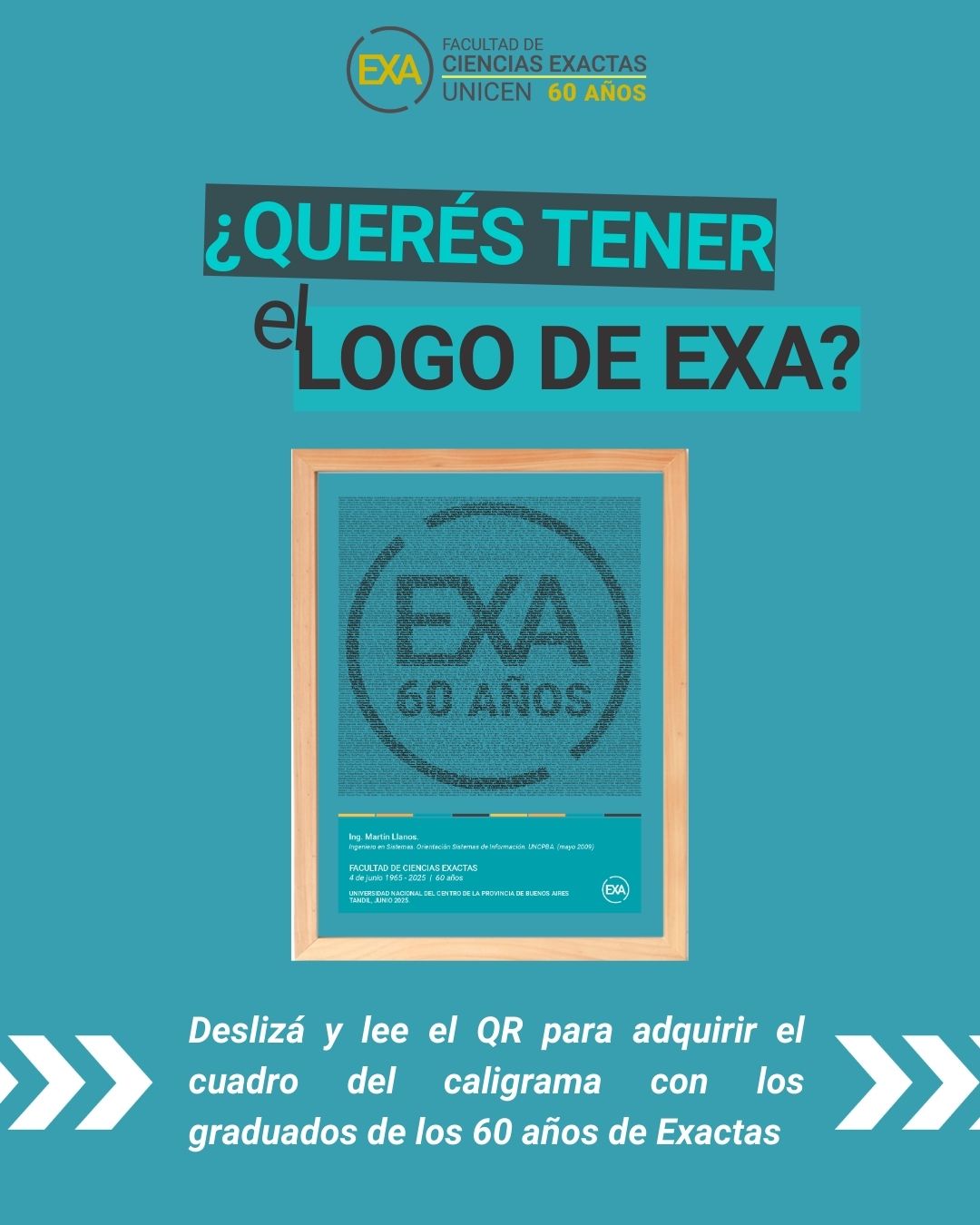 ¿Querés tener el logo de EXA realizado con los nombres de nuestros ...