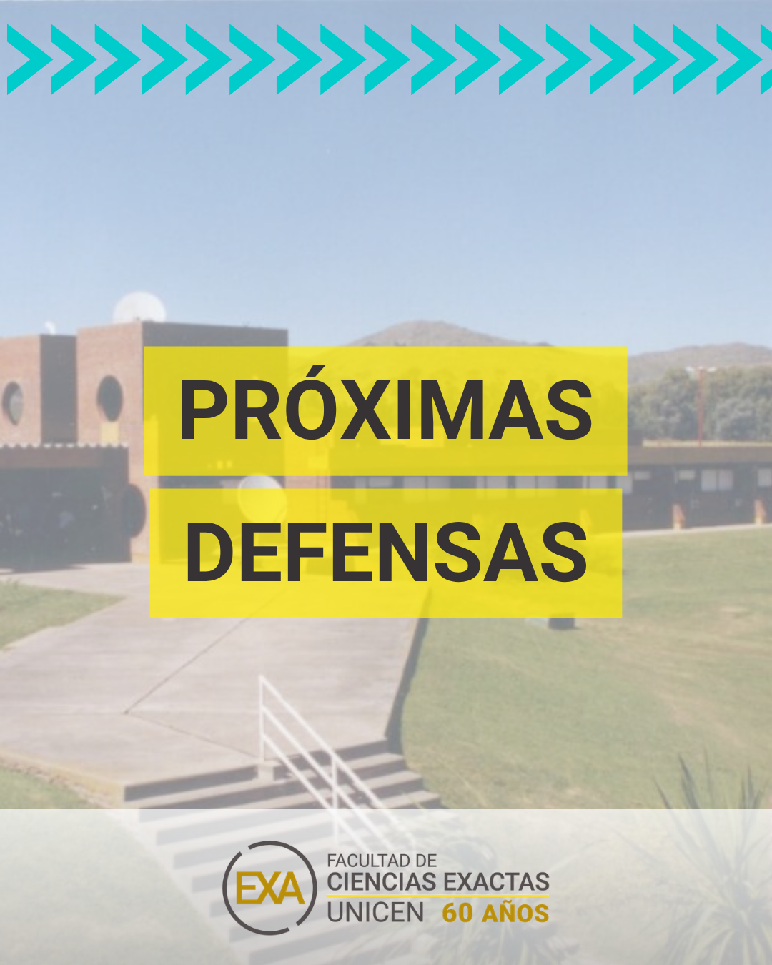 Próxima Defensa – Facultad de Ciencias Exactas